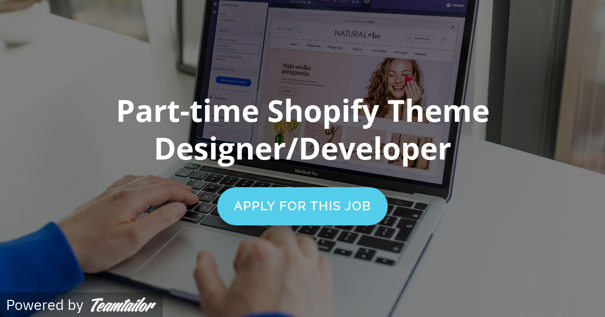 Part-time Shopify Theme Designer/Developer - GT Ecom BV