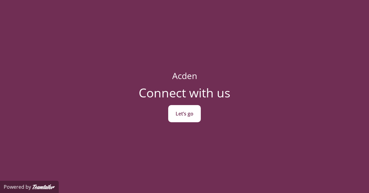 Acden – Connect