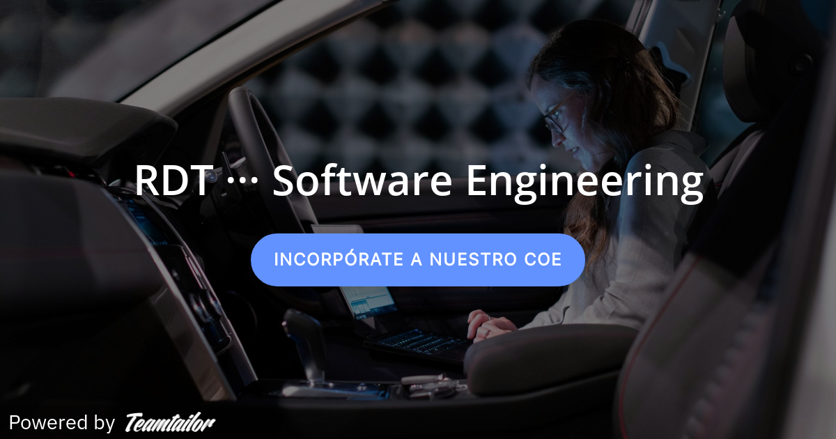 CoE Software Engineering - RDT