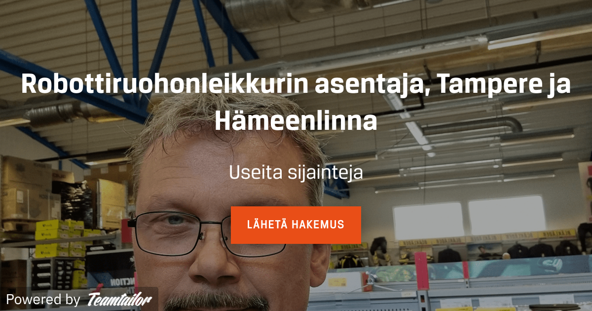 Robottiruohonleikkurin asentaja, Tampere ja Hämeenlinna - Alligo