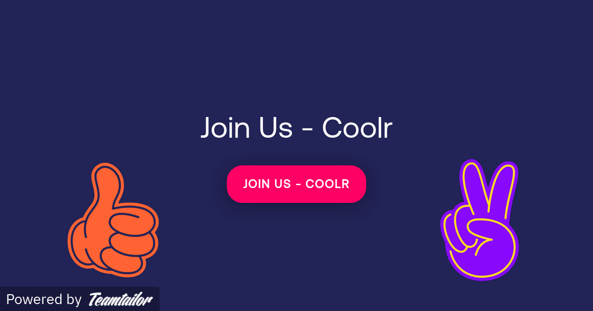 Join Us - Coolr - Coolr