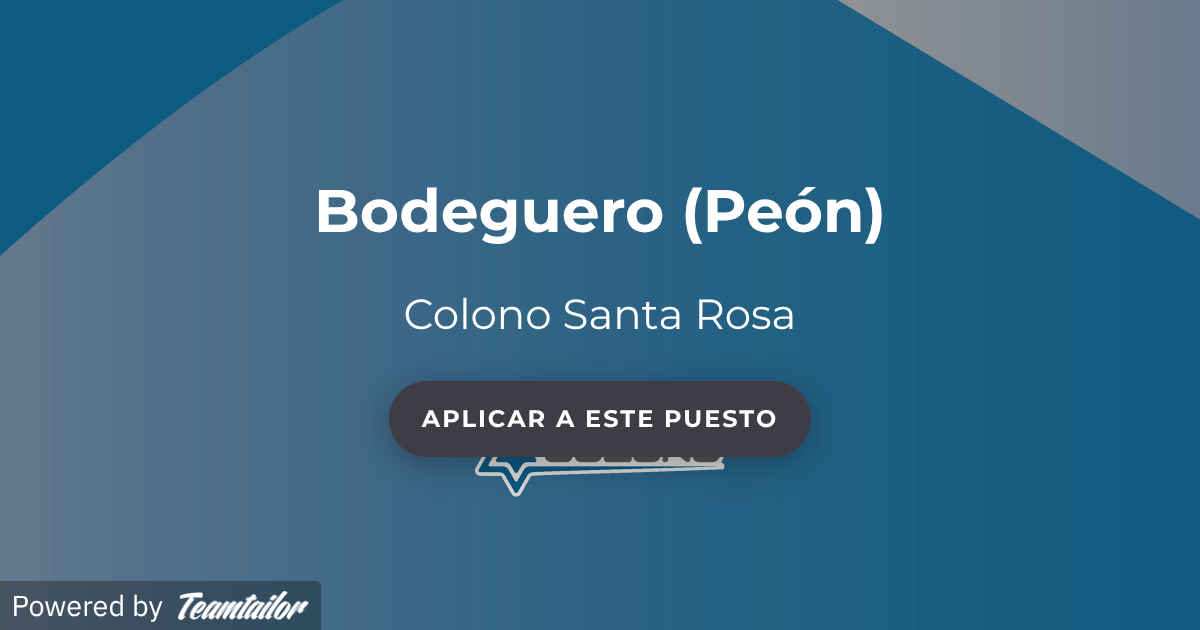 Bodeguero (Peón) - Grupo Colono
