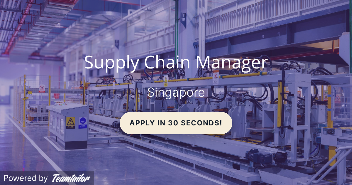 Supply Chain Manager - The Talent People