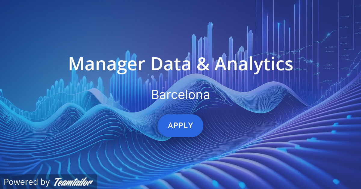 Manager Data & Analytics - SDG Group