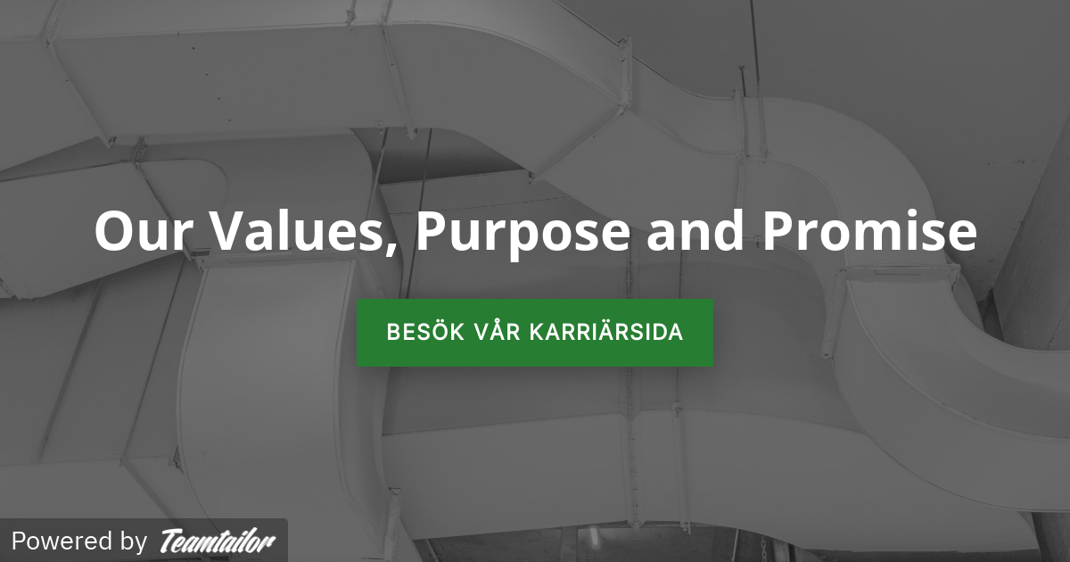 Our Values, Purpose and Promise - Swegon Group