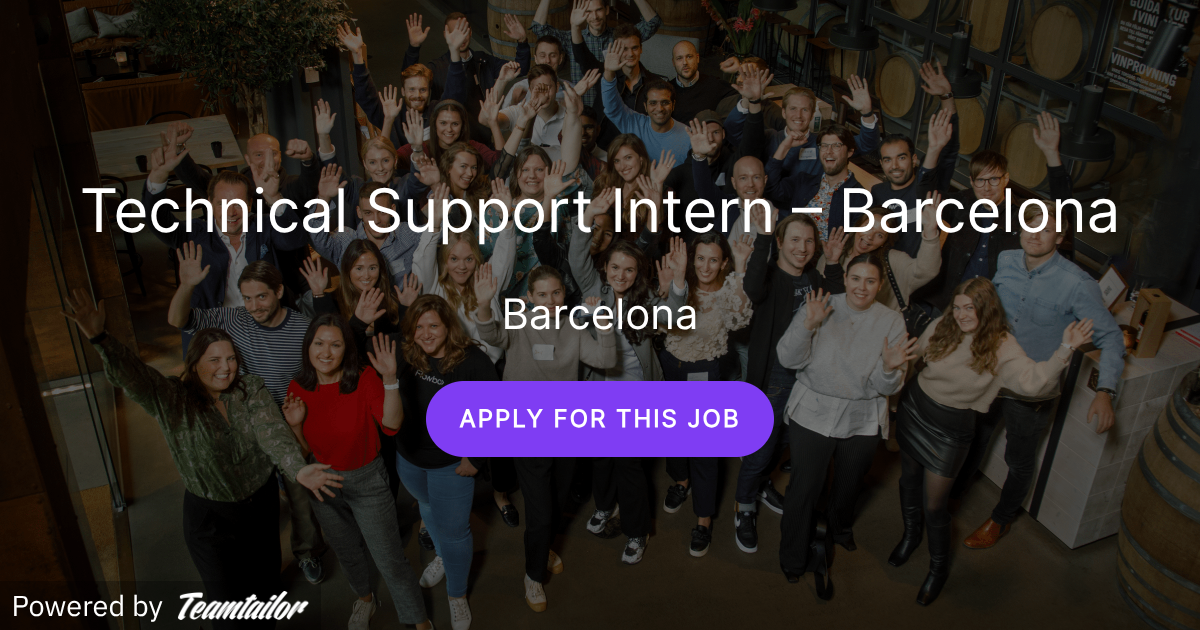 Technical Support Intern – Barcelona - Flowbox