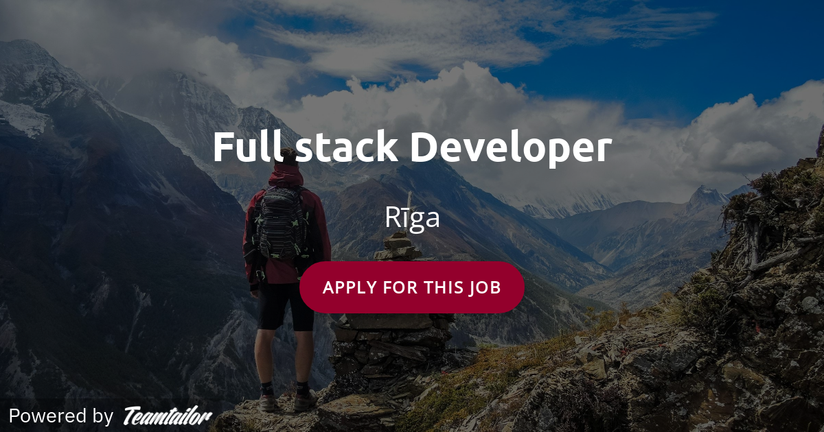 Full stack Developer - Visma