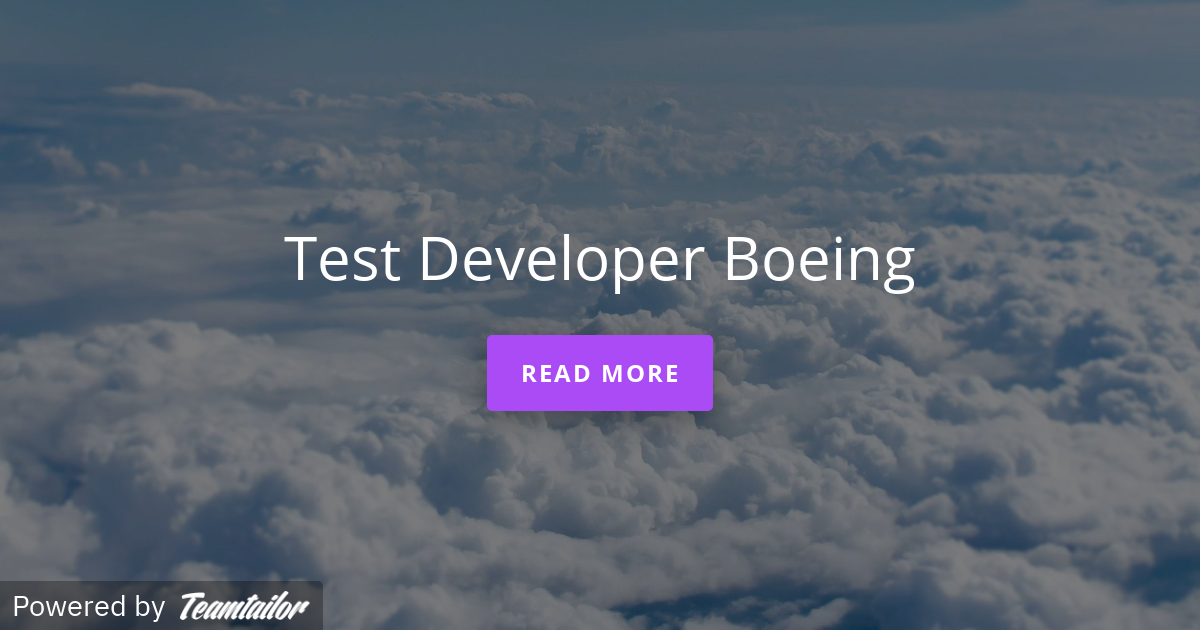 Test Developer Boeing - NEXER TECH TALENT