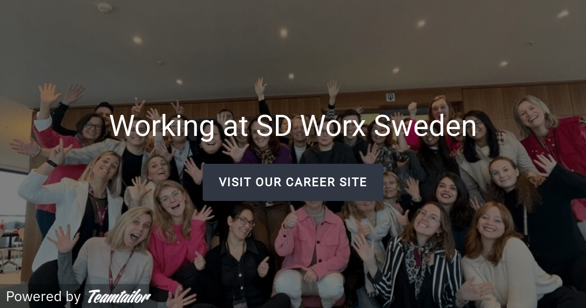 Working at SD Worx Sweden - SD Worx