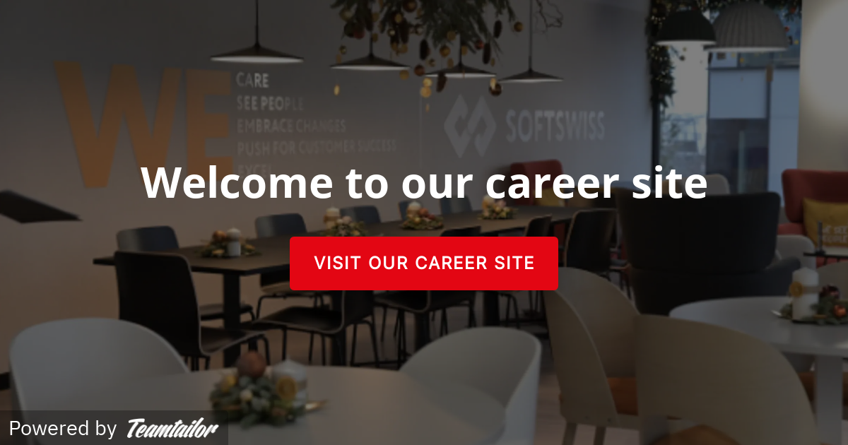 Welcome to our career site - SOFTSWISS