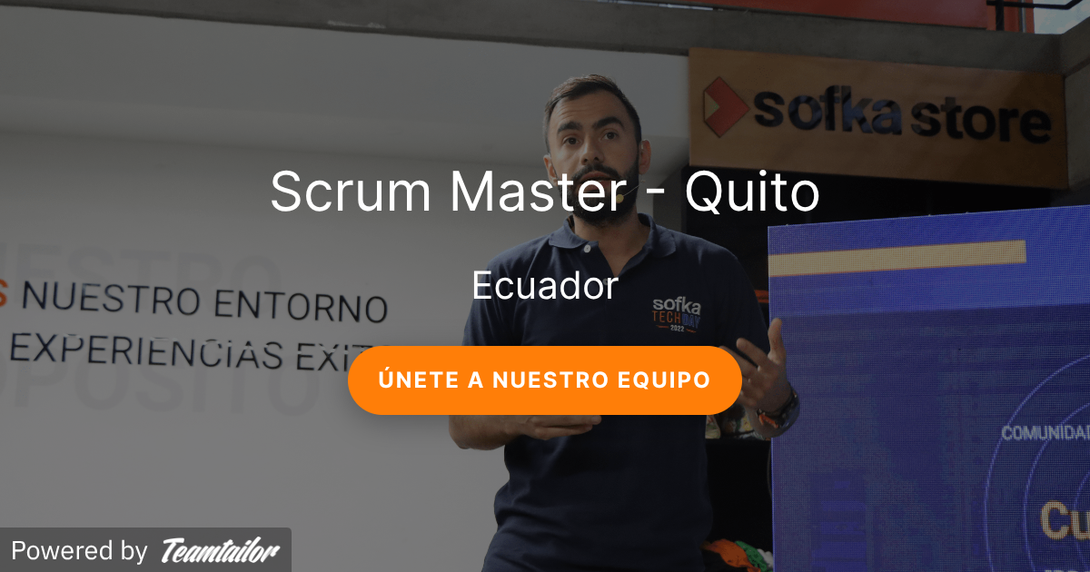 Scrum Master - Sofka