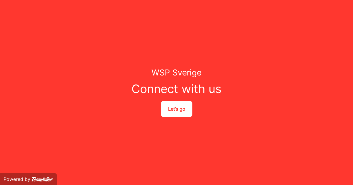 WSP Sverige – Connect