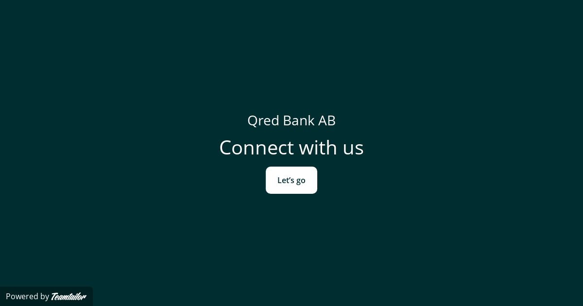 Qred Bank AB – Connect