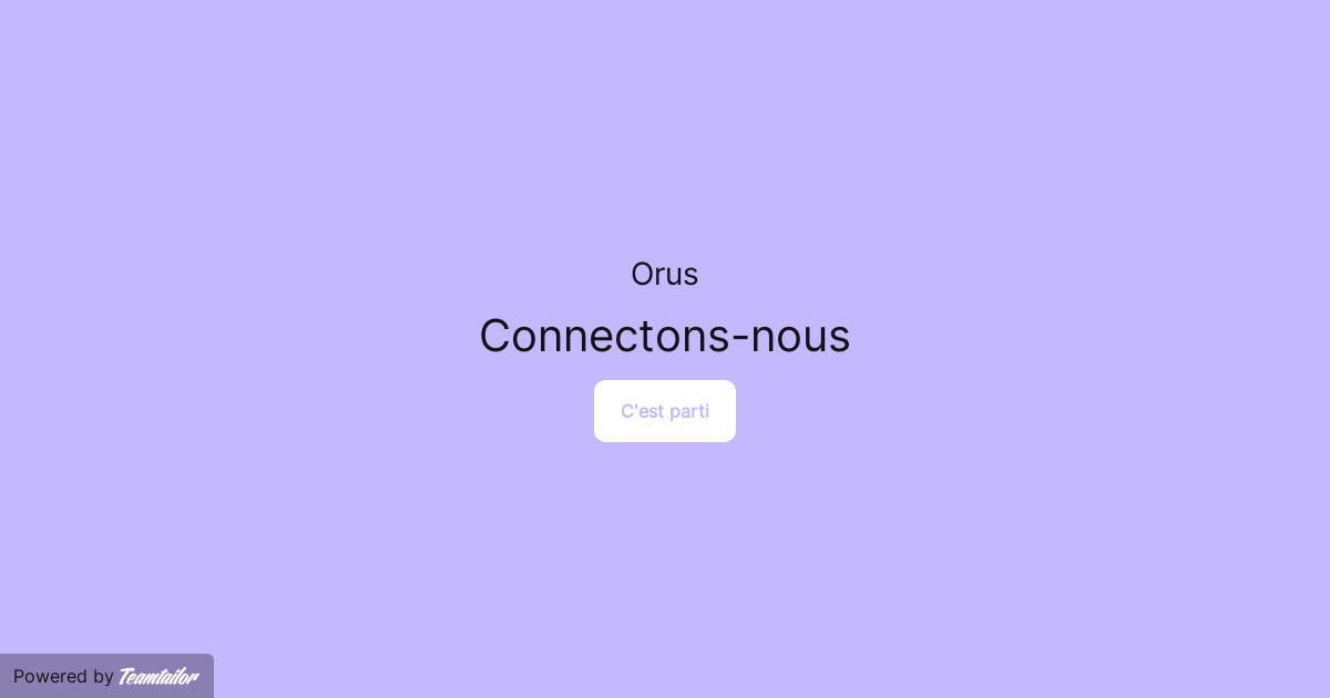 Orus – Connect