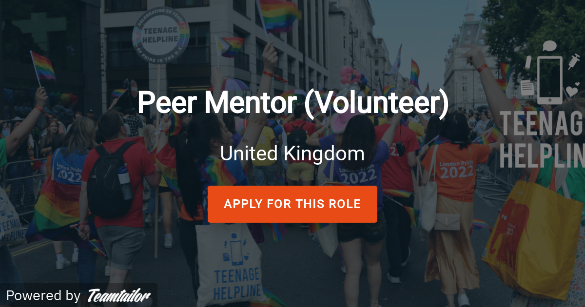 Peer Mentor (Volunteer) - Youth4Youth Ltd