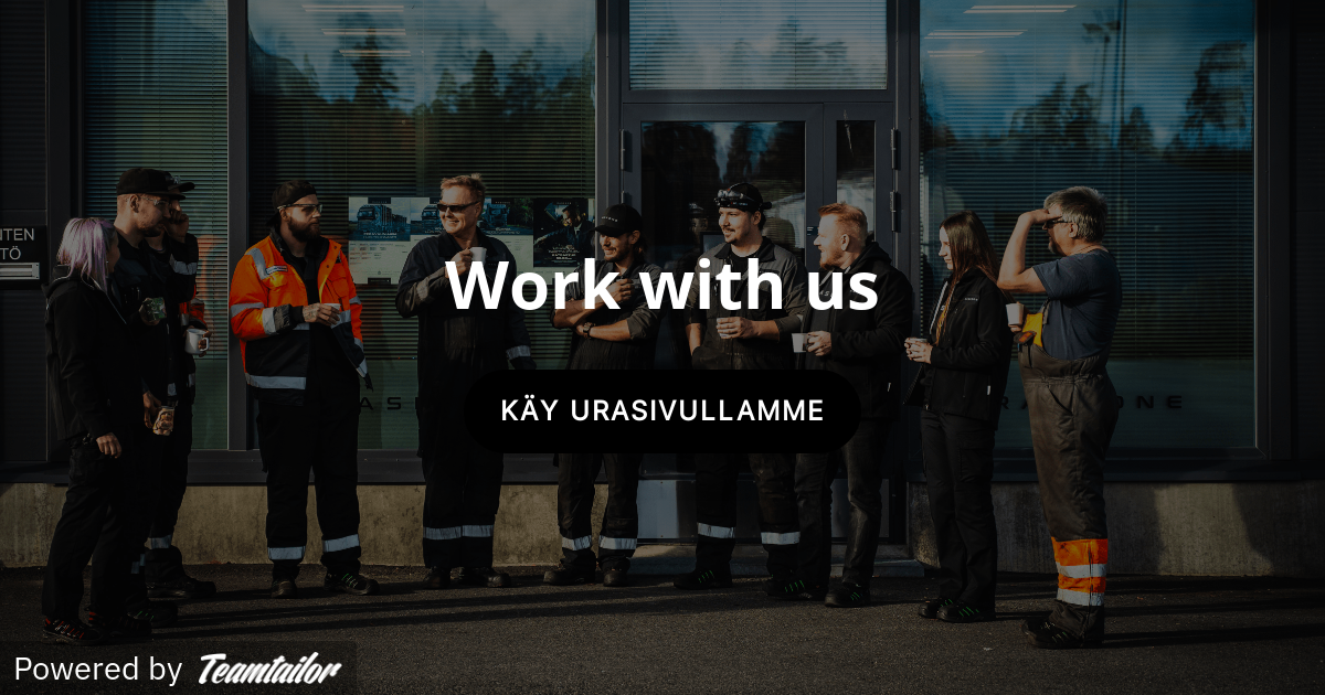 Work with us - Raskone Oy