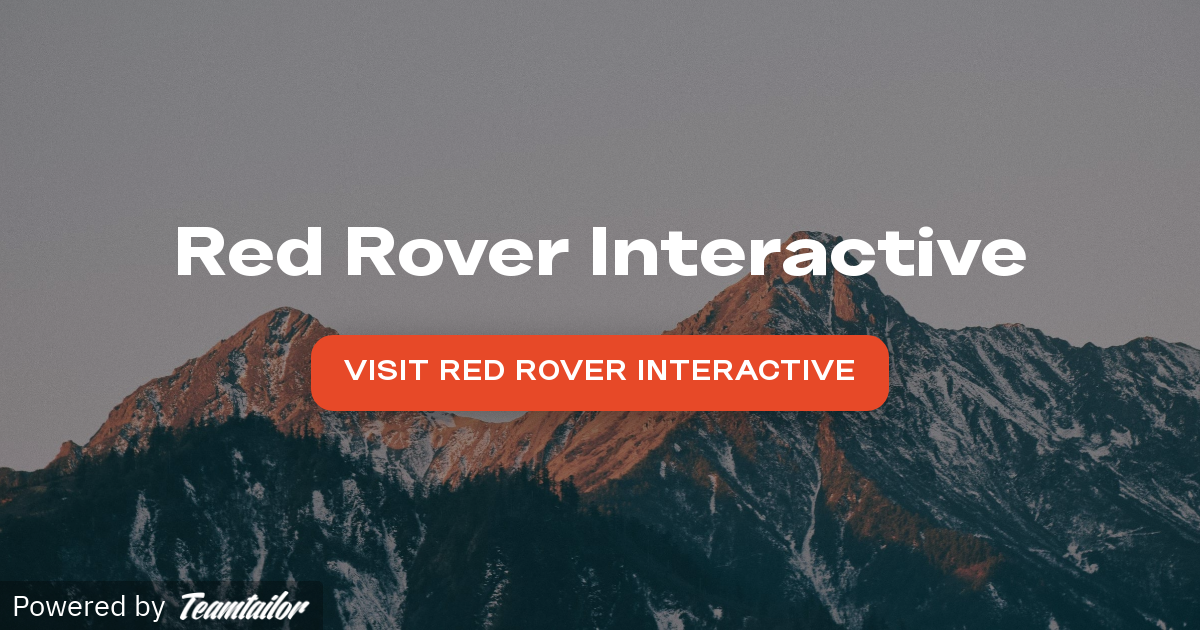JOIN US - Red Rover Interactive