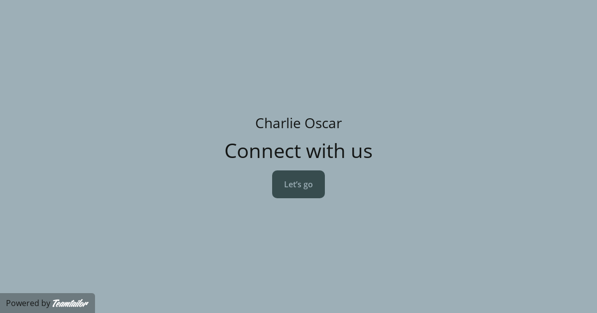 Charlie Oscar – Connect