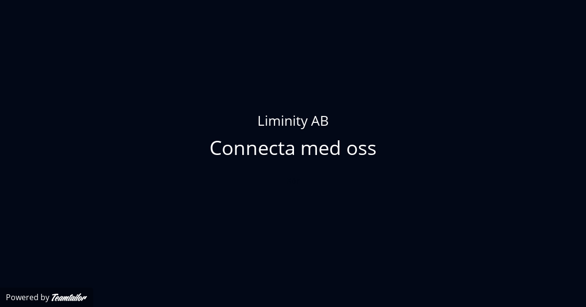 Liminity AB – Connect