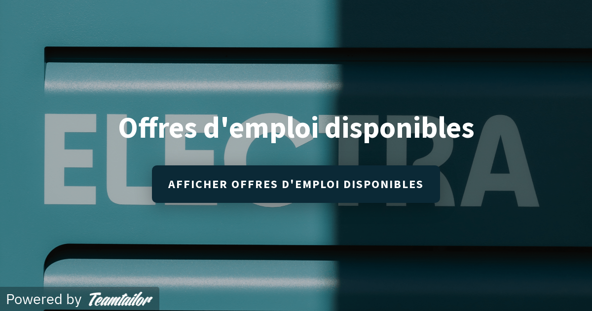 Jobs & Careers - Join Our Team - Electra