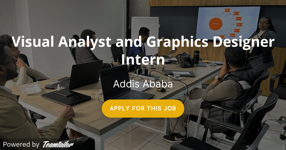 Visual Analyst and Graphics Designer Intern - Shega