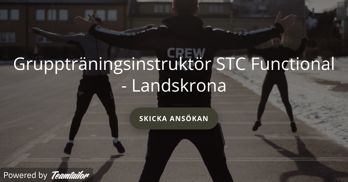 Gruppträningsinstruktör STC Functional - Landskrona - STC