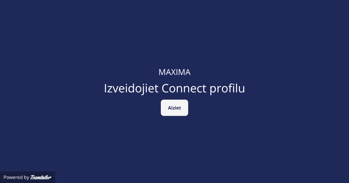 MAXIMA – Connect