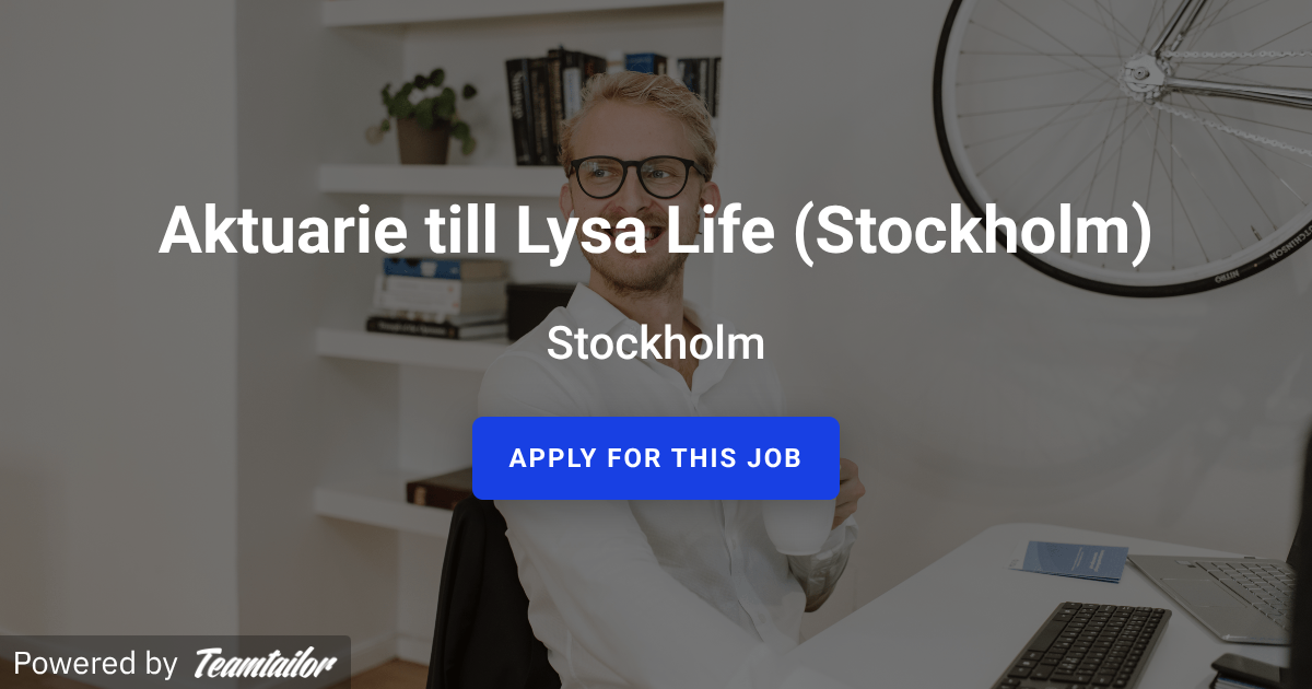 Aktuarie till Lysa Life (Stockholm) - Lysa