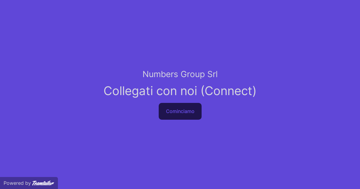 Numbers Group Srl – Connect