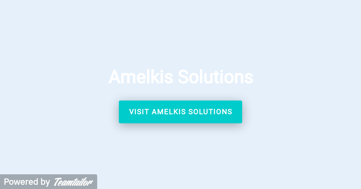 Rejoignez l'équipe Amelkis ! - Amelkis Solutions