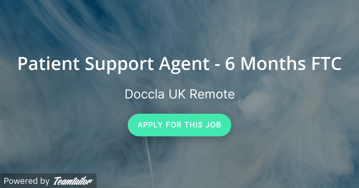 Patient Support Agent - 6 Months FTC - Doccla