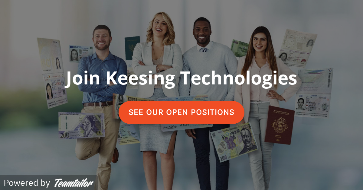 Careers in Identity Verification - Keesing Technologies