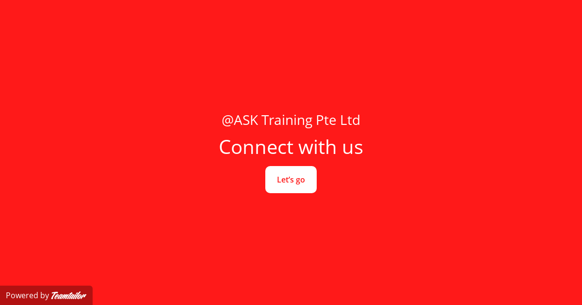 @ASK Training Pte Ltd – Connect