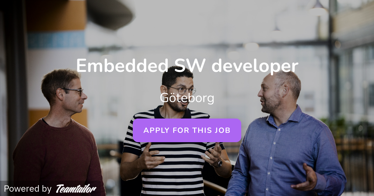 Embedded SW developer - Zool Engineering AB