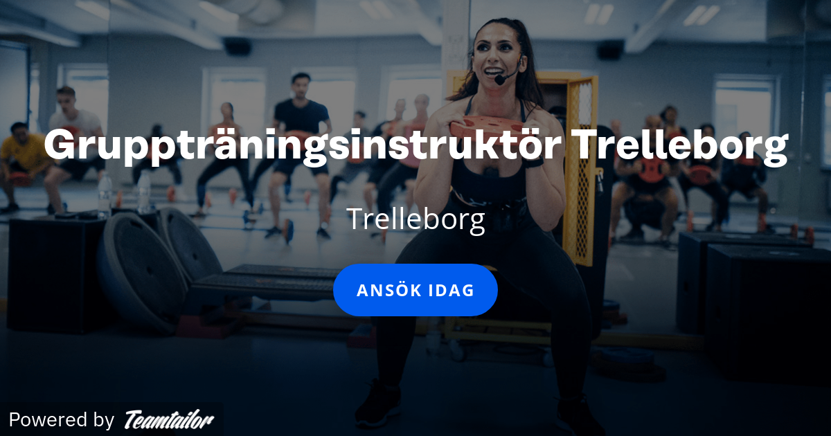 Gruppträningsinstruktör Trelleborg - Fitness24Seven