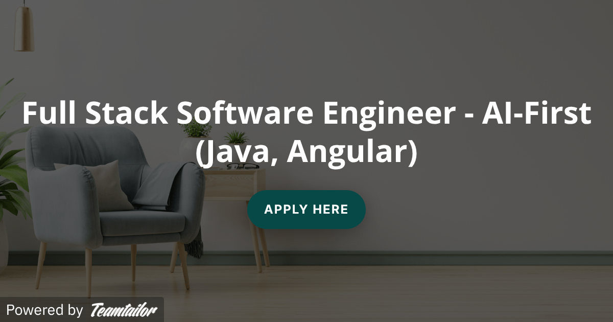 Full Stack Software Engineer - AI-First (Java, Angular) - WorkFlex