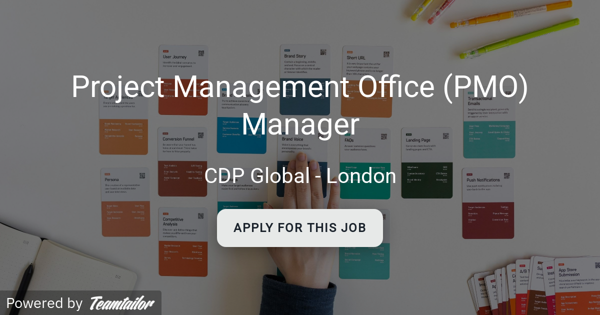 Project Management Office (PMO) Manager - CDP Global