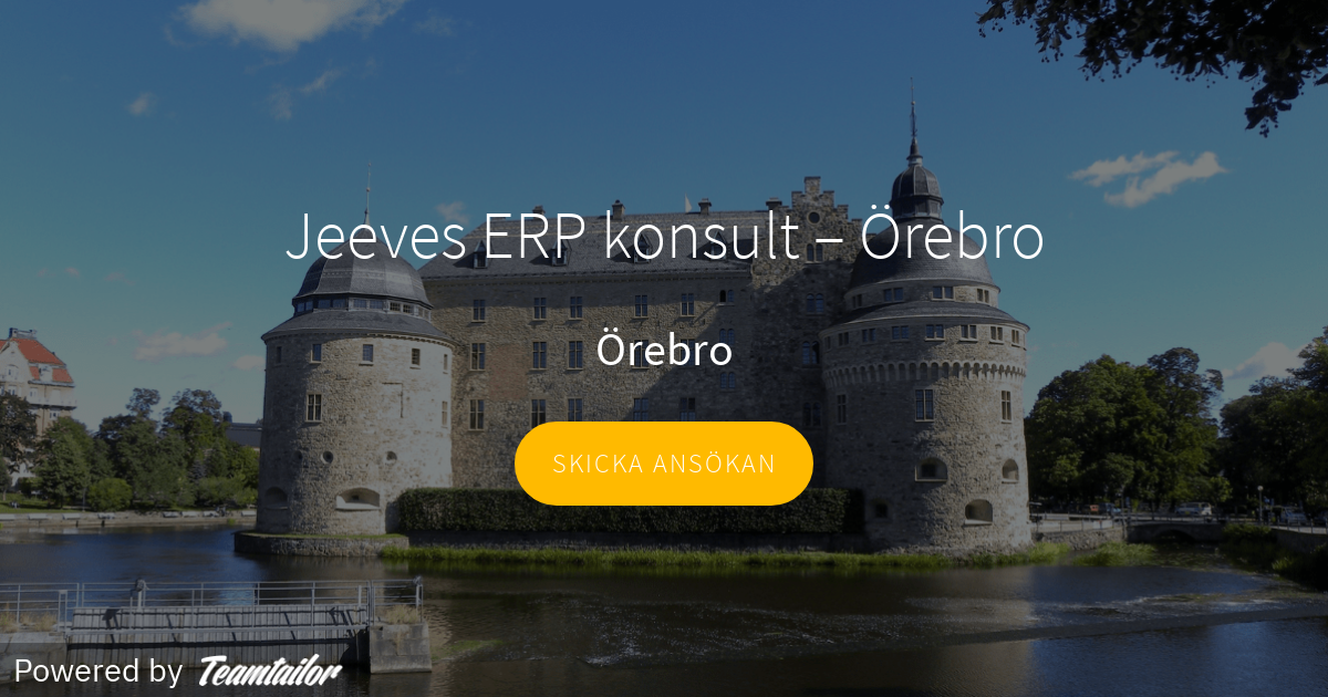 Jeeves ERP konsult – Örebro - Aktiebolaget Systemstöd