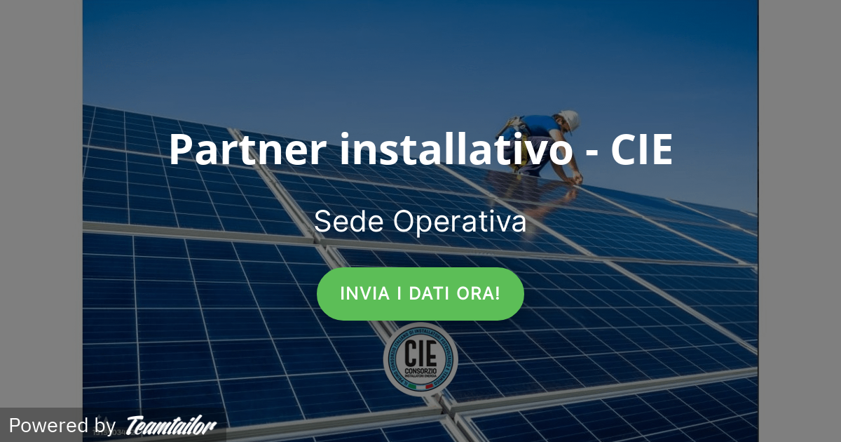 Partner installativo - CIE - IMC Holding