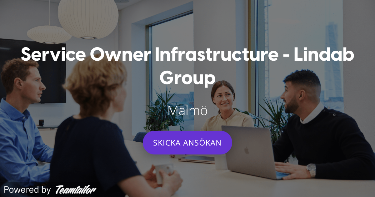 Service Owner Infrastructure - Lindab Group - A-hub
