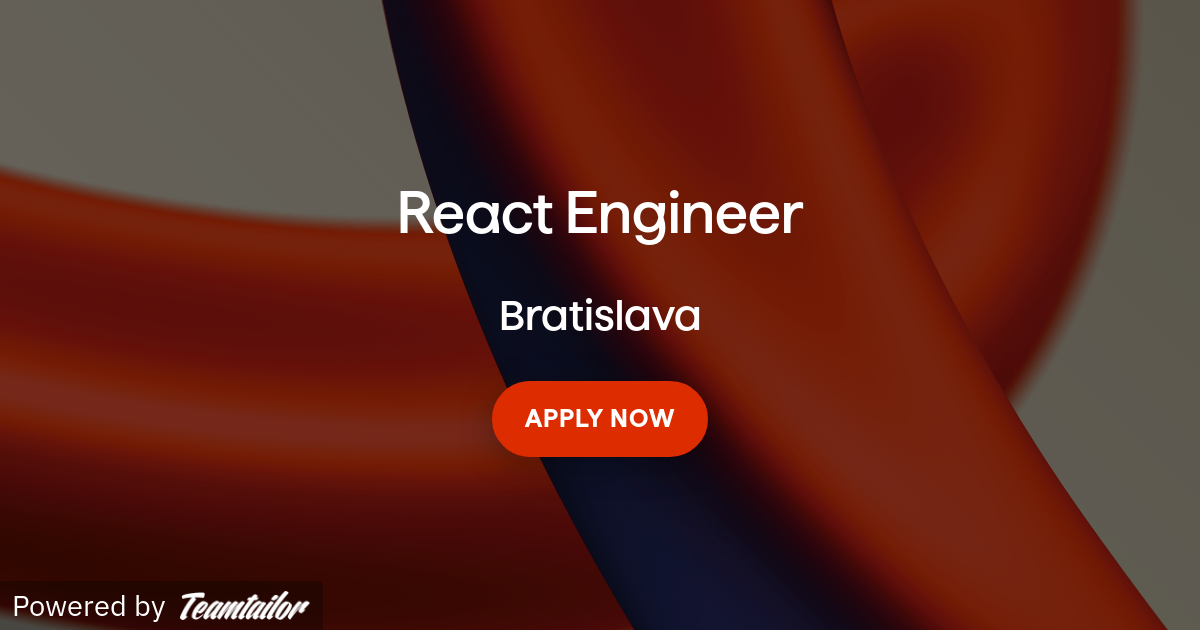 React Engineer - Avenga