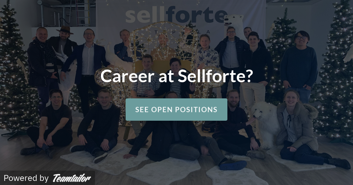 Career at Sellforte? - Sellforte