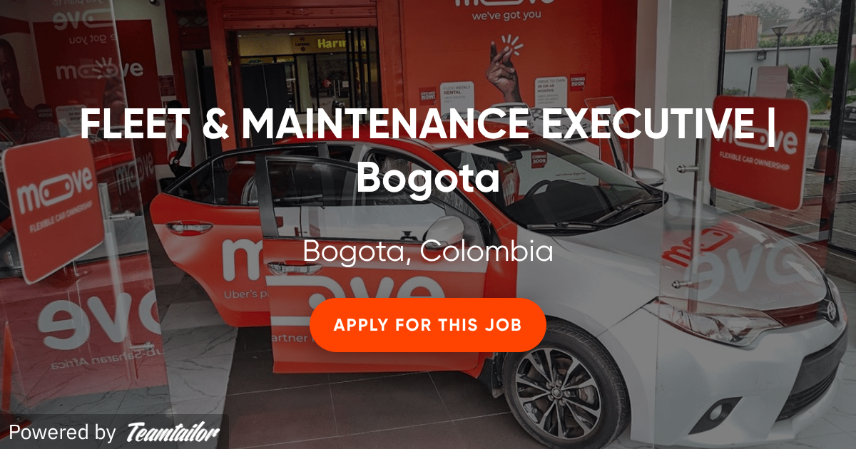 FLEET & MAINTENANCE EXECUTIVE | Bogota - Moove