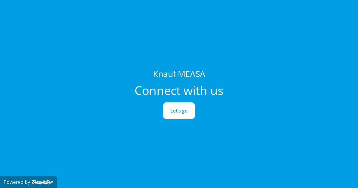Knauf MEASA – Connect