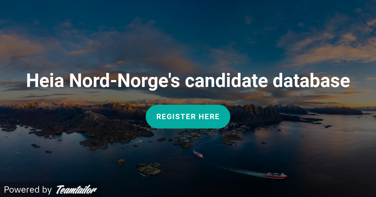 Heia Nord-Norge's candidate database - Heia Nord-Norge