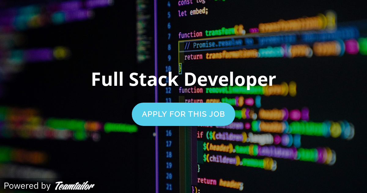 Full Stack Developer - GT Ecom BV