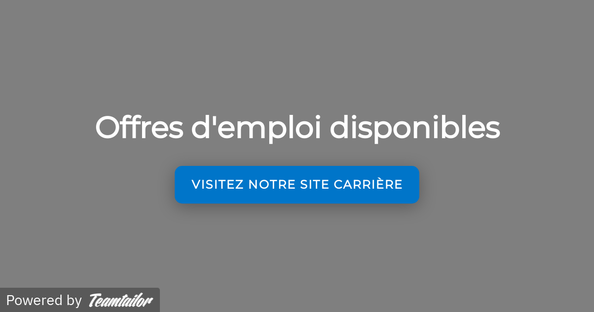 Offres d'emploi disponibles - SOLEVO