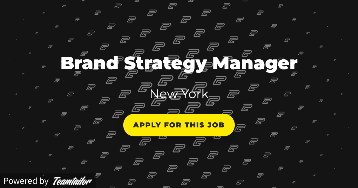 Brand Strategy Manager - Pubity Group Ltd