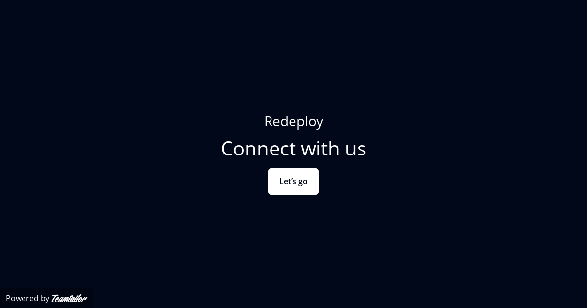 Redeploy – Connect