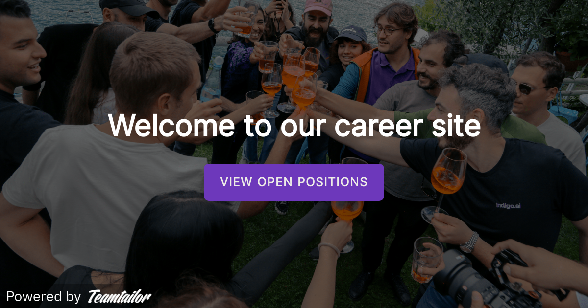 Open job positions - indigo.ai